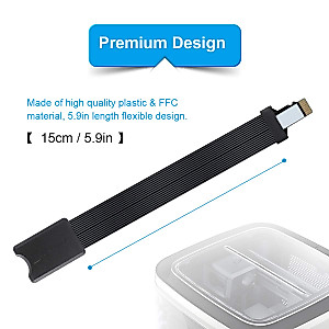 LANMU Micro SD to SD Card Male to Female Extension Cable Adapter Compatible with Ender 3 Pro/Ender 3/Ender 3 V2/Ender 5/Monoprice Mini/Anet A8 3D Printer/Raspberry Pi (5.9in/15cm)