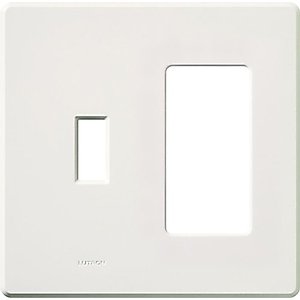Lutron FG-2-TD-WH Electrical Distribution Wall Plate White
