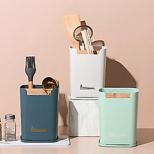 Cabilock Spoon Fork Organizer 1pc Cutlery Storage Box Basketball Pp Tableware Kitchen Utensils Container