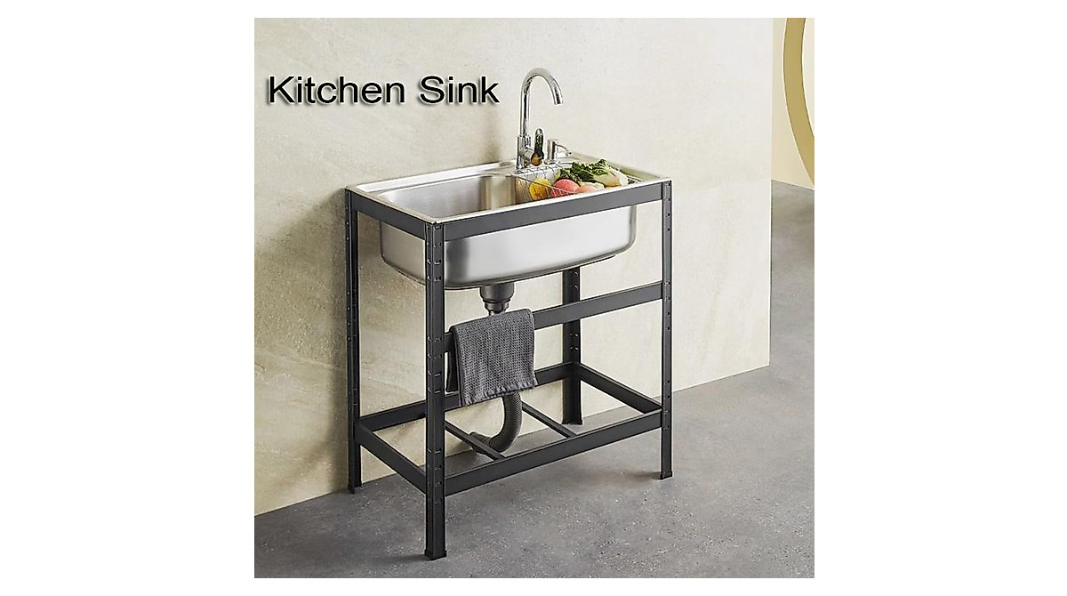 Versatile HCZION Portable Kitchen Sink for Outdoor Use