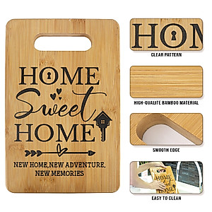 House Warming Gifts for New Home Bamboo Cutting Board Kitchen Housewarming Gift New Home Gifts for First Home New House Apartment Chopping Board Gift for Couple