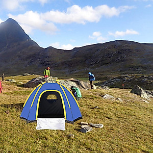 Toxz Tent for Camping 3-4 Person Lightweight Backpacking Outdoor Tent with Carrying Bag,Waterproof Ventilation Anti-UV,Easy Setup(Ship from US!)