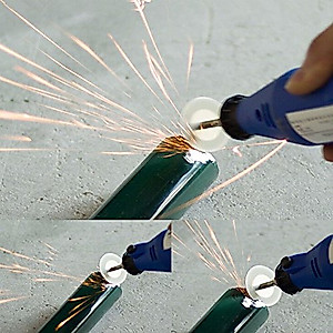 Diamond Cutting Wheel Cut Off Discs Coated Rotary Tools W/Mandrel 40mm for Dremel by YEEZUGO