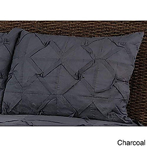 Rizzy Home | BT1713 | Standard Sham | 20"x26" Gray/Neutral/ Solid Textured
