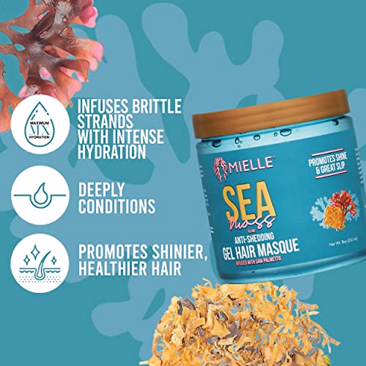 Mielle Organics Sea Moss Anti-Shedding Curl Gel Hair Masque