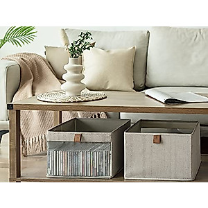 StorageWorks 3-Pack Closet Storage Bins with 2-Pack Rectangle Closet Baskets