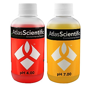Atlas Scientific pH Calibration Solution 4.00 & 7.00 125ml - 4oz (Pack of 2)