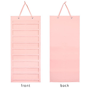 Bow Holder for Girls Hair Bows Large Bow Holder Hair Bow Organizer Claw Clip Organizer Hair Clip Organizer Bow Hanger for Girls Hair Bows Hair Bow Holder for Wall, Door, Closet (Pink-A)