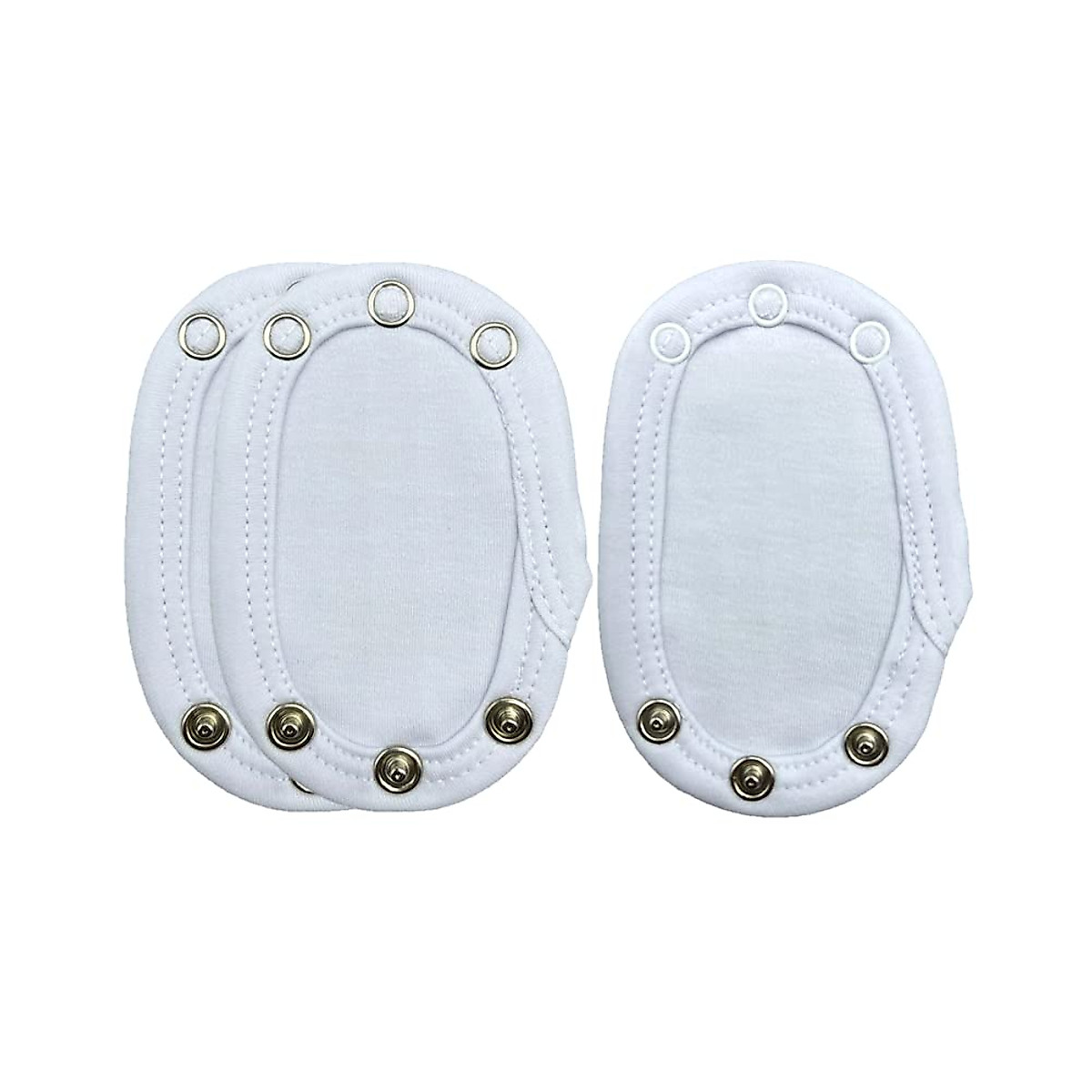 Baby Bodysuit Onesies Extender pack of 3 (Variety Pack, 2 Different Size snaps)