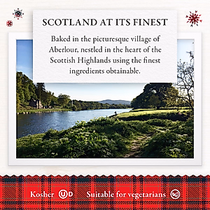 Walker’s Mini Festive Shortbread Cookies - Pack of 6 Holiday Shortbread Cookie Bags (4.4 oz) – Includes Mini Star-Shaped Christmas Cookies