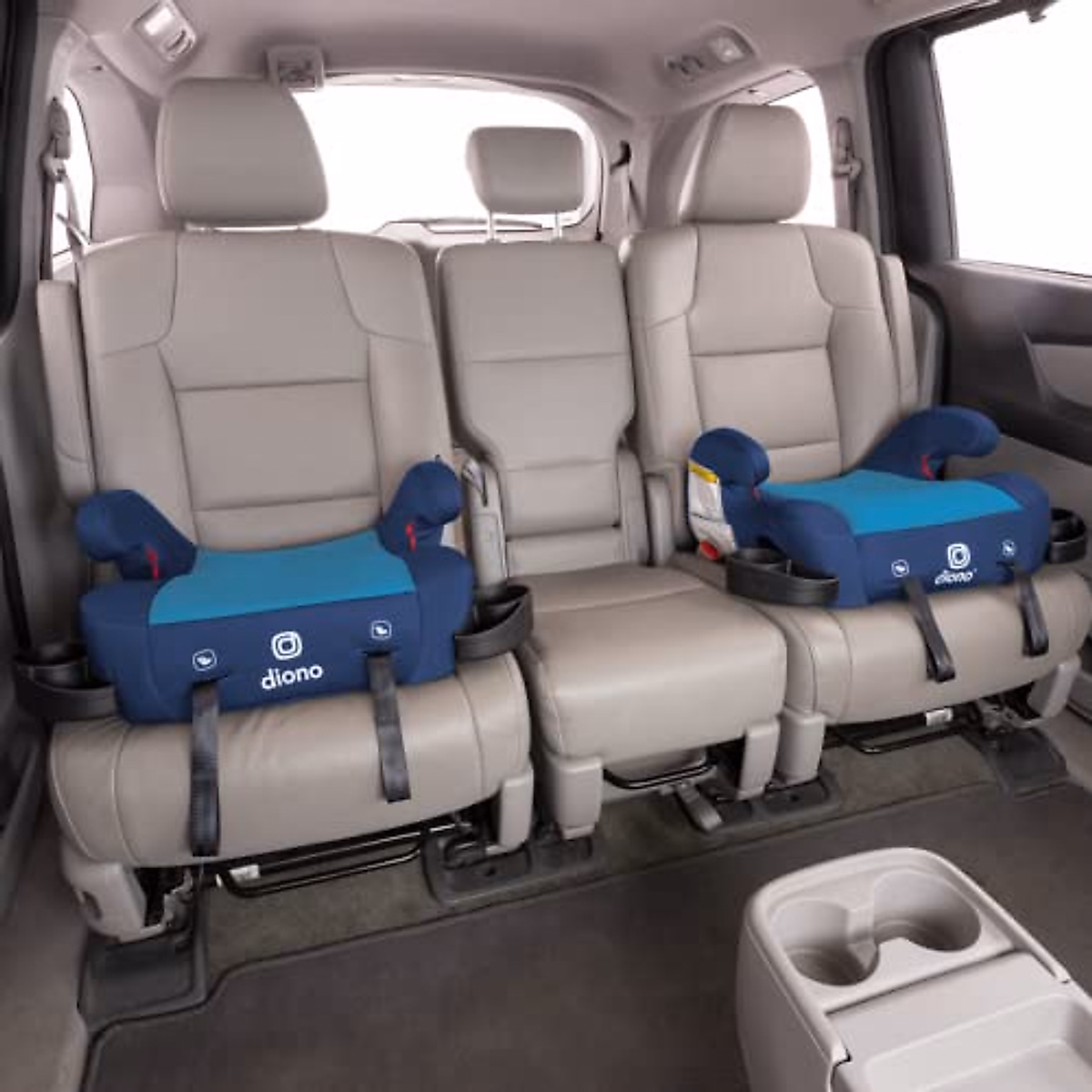 Diono Solana 2 XL 2022, Dual Latch Connectors, Lightweight Backless Belt-Positioning Booster Car Seat, 8 Years 1 Booster Seat, Blue