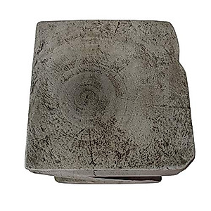 Christopher Knight Home Jingle Outdoor Weight Concrete Side Table, Light Gray