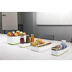 Leitz A5 MyBox Organiser Tray, High Gloss Plastic, White/Pink Metallic;MyBox