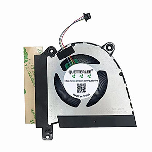 QUETTERLEE Replacement New Laptop CPU+GPU Cooling Fan for ASUS Rog Zephyrus G14 2022 GA402R GA402RJ GA402RK GA402RK-G14.R96800 Series DFS5L32G064867 FP50 DFS5L32G164867 FP3F DC5V 5A Fan