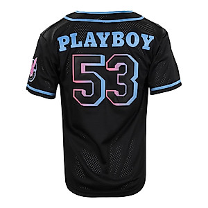 Playboy Vice Mesh Button Down Jersey