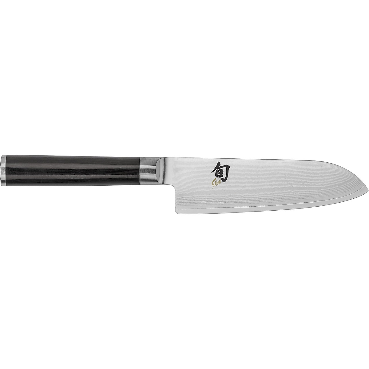 Shun Cutlery Classic Santoku Knife 5.5", Asian-Inspired Knife for All-Purpose Food Prep, Chef Knife Alternative, Handcrafted Japanese Knife