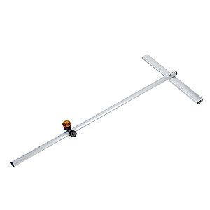 awagas Glass Tile Cutter, 90cm (35.43 in) Large T-Shaped Glass Cutting Tool, Glass Cutting Tools with Accurate Scales, Straight Cutter for Glass Ceramic Tile Vitrified Brick of 3-12mm with Auto Oiling