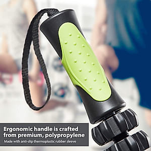 Muscle Roller Stick, Sportneer Body Massage Stick Tools,Calf Roller, Back Leg Massager for Athletes Relief Muscle Soreness, Cramping and Tightness,Soothing Cramps (Black-Upgraded Version)