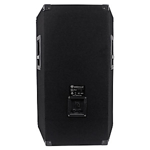 Rockville RSG15.4 15" 3-Way 1500 Watt 4-Ohm Passive DJ/Pro Audio PA Speaker, Black