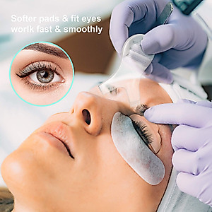 Maitys 20 Pieces Lash Lift Pads Rods Silicone Eyelash Perming Curler and 30 Pieces Y Shape Eyelash Brush, Silicone Perming Curler Makeup Tools, Reusable Lash Lifting Pads(Clear)