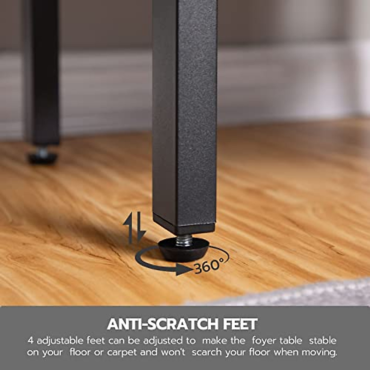 HOOBRO 3 Tier Bookshelf, Record Storage Rack with Side Fence, Wooden Free-Standing Shelf Units, Narrow Display Shelf for Living Room, Bedroom,Classroom, Rustic Brown BF80CJ01