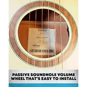 Journey Instruments Passive Soundhole Volume Wheel - EPA01 Passive Volume Wheel Add-on for Passive Pickups - Passive Soundhole Volume Wheel for Guitar Pickups