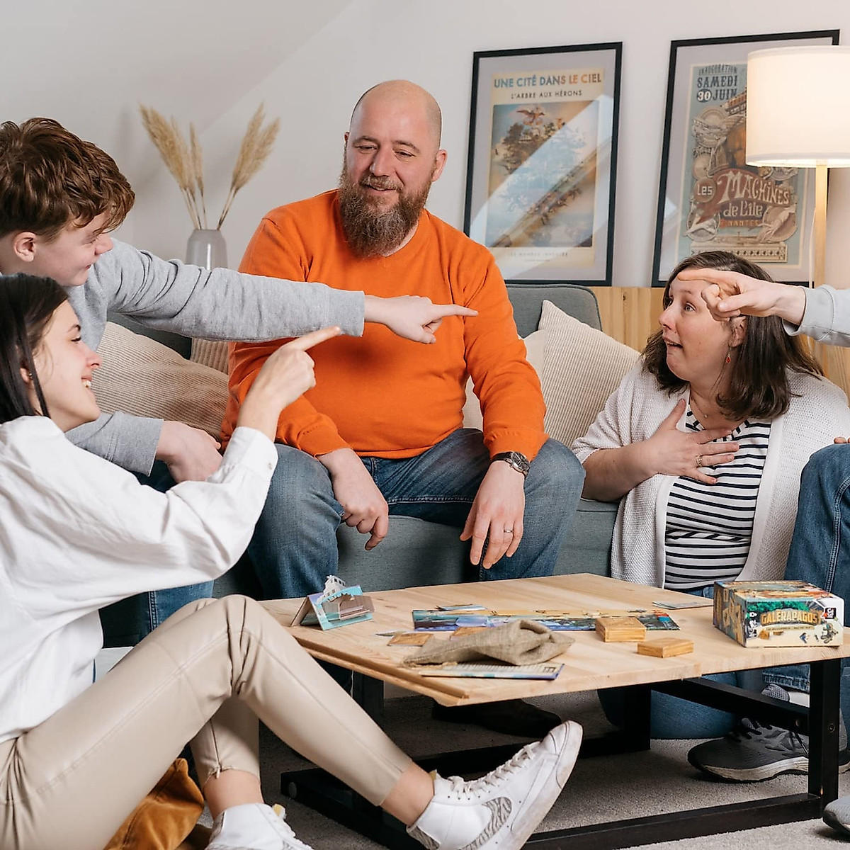 Gigamic Hellapagos | Cooperative Party Game for Teens and Adults | Ages 10+ | 3 to 12 Players | 20 Minutes