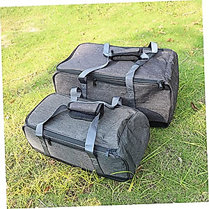 VALICLUD Outdoor Storage Bag silverware storage outdoor stove fine china storage containers container with lid containers with lids camping cookware pot case Oxford cloth barbecue small