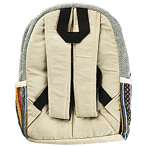 ThreadHeads Hemp Rainbow Southwestern Backpack - 9"x12"
