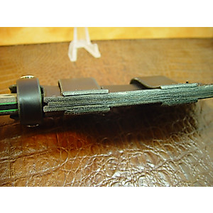 Custom Leather Knife Sheath Fits Rat 4 and ESEE 4, Leather Fixed Blade Knife Holder, Dyed Black