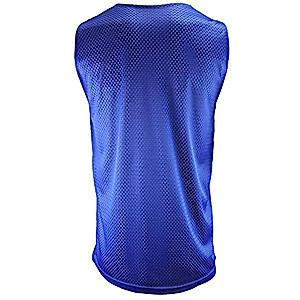 Epic Men's Full-Court 2-Layer Reversible Tank Top Blue Basketball Jerseys M