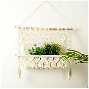 Boho Wall Decor, Gender Neutral Nursery, Toy Organization, Book Storage, Nordic Home, Macrame Wall Hanging, Baby Stuff, Kids Bedroom Organizer, Stuffed Animal Hammock, Cute Room Organizers