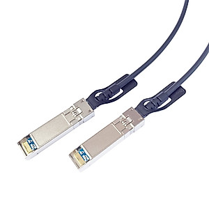Wiitek 10G SFP+ DAC Cable 1M, 10Gbase-CU SFP+ Direct Attach Cable, SFP Patch Cable Compatible for Cisco SFP-H10GB-CU1M, Meraki, Ubiquiti uacc-dac-sfp10-1m, Mikrotik, Netgear and More