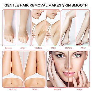 1.2L Double Portable Wax Warmer Machine for Painless Hair Removal, Women Men Professional Wax Heater with Adjustable Temperature Set,40pcs Wax Sticks