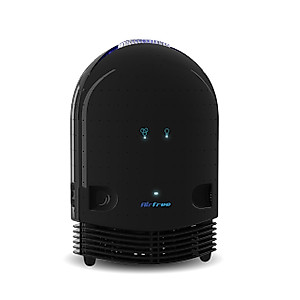 Airfree 3000 Plus Filterless Silent Air Purifier Destroys Mold, Allergens, Prevents Mildew. Remote, App & Alexa Controlled Air Sterilizer booster and Top Lights. 650 sq ft, Black.