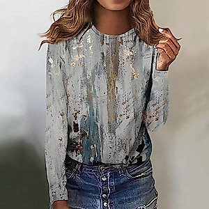 Short Sleeve Tunic Tops for Women Womens Short Sleeve Workout Tops Tube Top Dress for Women Summer Funny Birthday Gifts for Women Long Sleeve Tshirts for Women（2-Gray,Large）