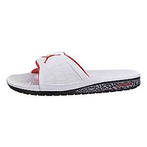 Jordan Hydro III Retro Men's Slides White/University Red/Black 854556-103 (13 D(M) US)