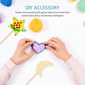 12pcs DIY Fairy Stick Graffiti Wand Fairy Wand Wedding Decor Party Props Witch Toy Unfinished Wand Graffiti Props Angel Wand Party Decor Graffiti Stick Blank Wand Party Wand