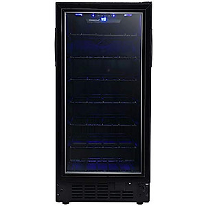 EdgeStar BWR301BL 15 Inch Wide 30 Bottle Built-In Wine Cooler with Slim Design