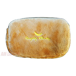 AM Landen Super Cute Soft Plush Brown Monkey Cosmetic Makeup Storage Pencil Pouch