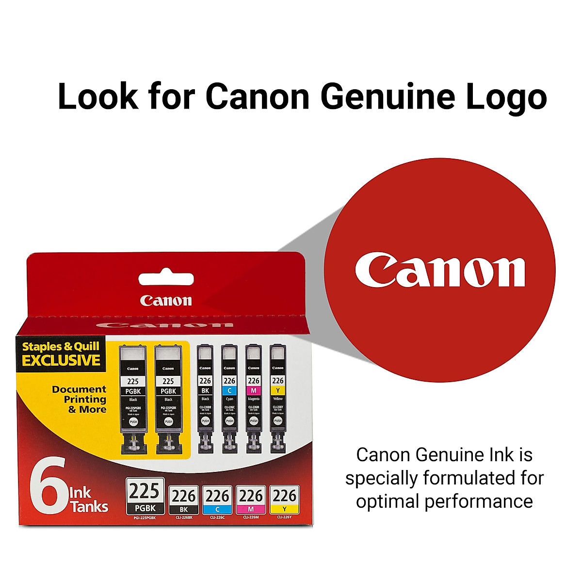 PGI-225/CLI-226 6 Color Value Pack