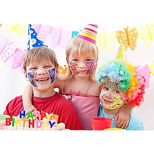 4 Colors Body Glitter Gel,Face Glitter Body Gel Singer Concerts Makeup,Sparkling Holographic Gel Long Lasting Chunky Sequins Glitters for Eye Lip Hair Nails,Festival Rave Accessories Halloween Makeup