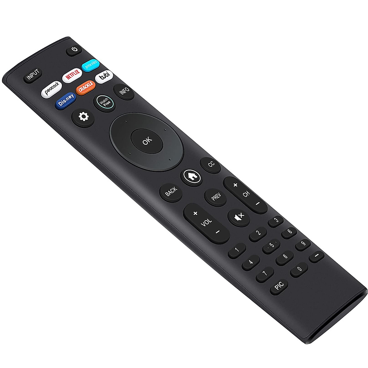 XRT140 Replace Remote Commander fit for Vizio V-Series P-Series M-Series Quantum OLED Smart TV D32FM-K01 P65Q9-J01 P75Q9-J01 D40FM-K09 V605-H3 V655-H19 V705-H3 M55Q8-H1 M586X-H1 V655-H9 V405-H19