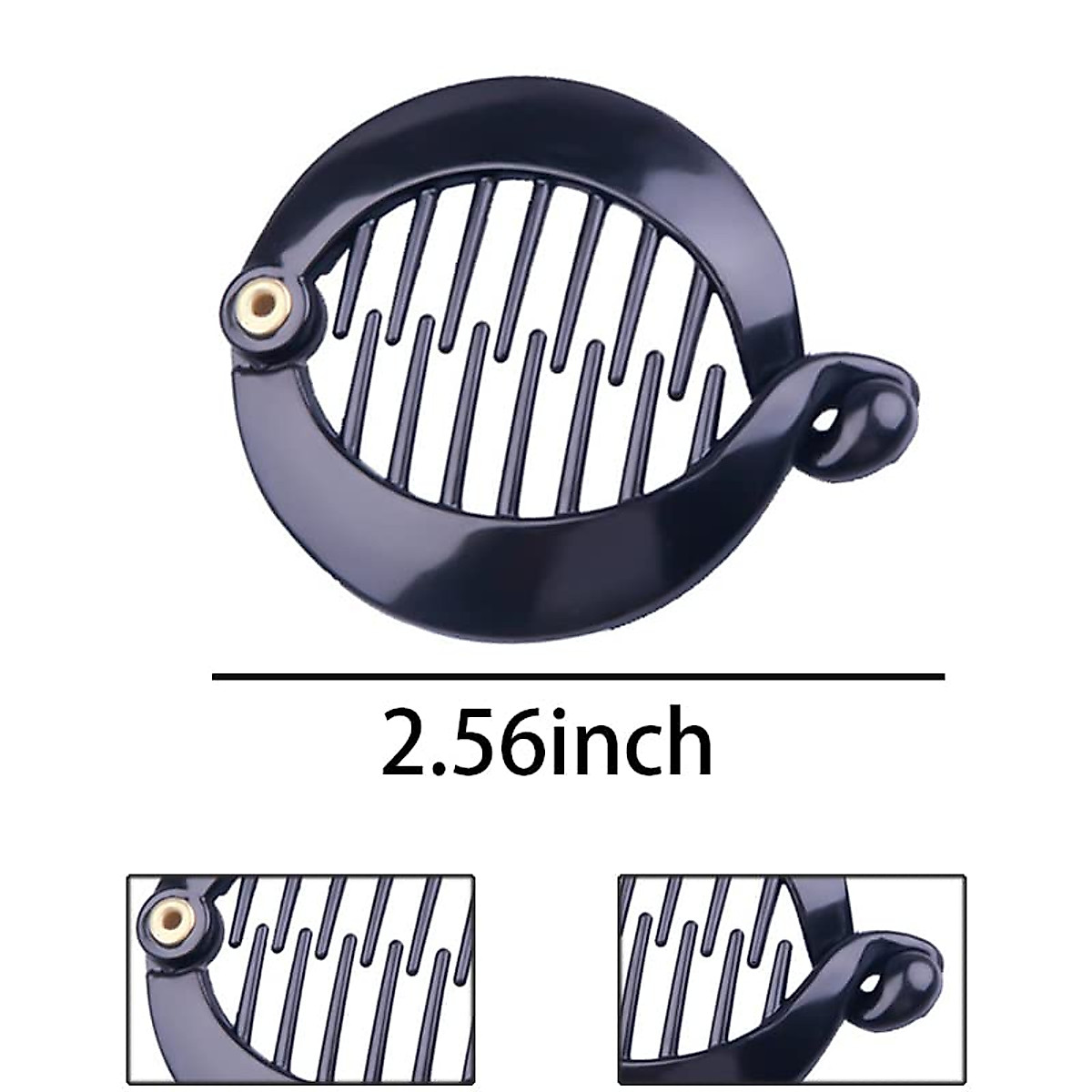 Banana Clips Hair for Thick Fine Hair Clip for Women Girls Fishtail Hair Clip Ponytail Holder Clips for Women Girls Banana Clincher Combs for Long Hair Clamps for Styling 3 Style