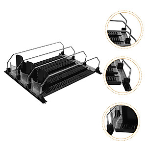 UPKOCH Automatic Drink Dispenser for Fridge Mini Fridge Organizer Water Bottle Organizer for Cabinet Drink Pusher 3 Pack