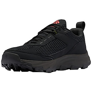 Columbia Men's Hatana Breathe Hiking Shoe, Black/Mountain Red, 11