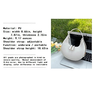 ZUKKY The Women's Bag High-Grade Texture Fashion Temperament Niche One-Shoulder Armpit Hand-Held Crescent Bag Black