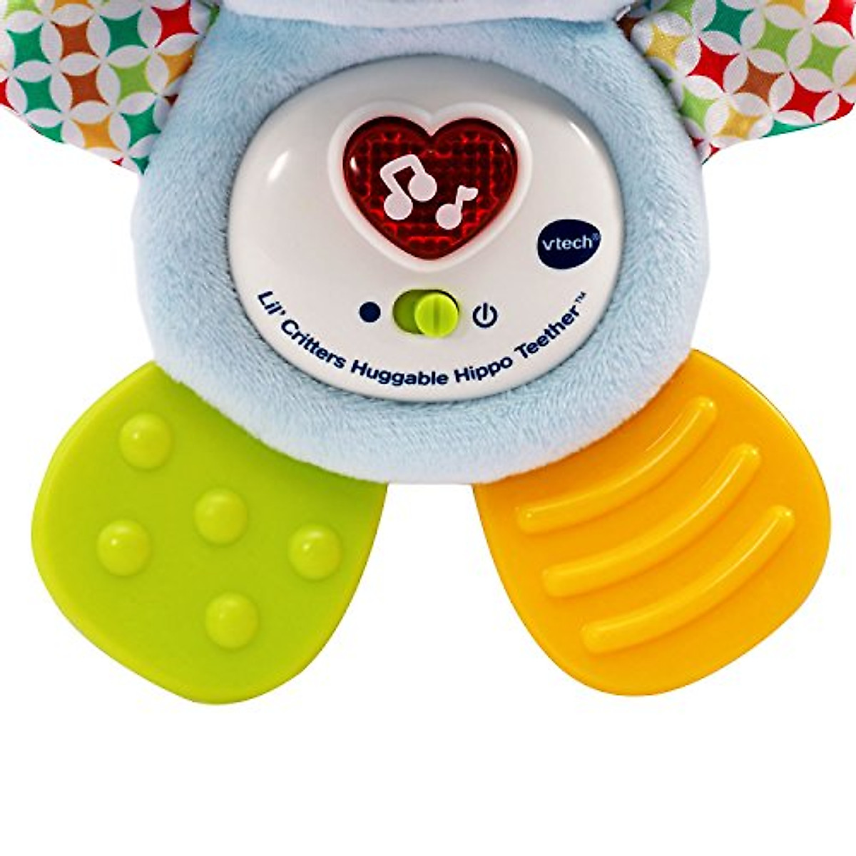 VTech Baby Lil' Critters Huggable Hippo Teether Blue