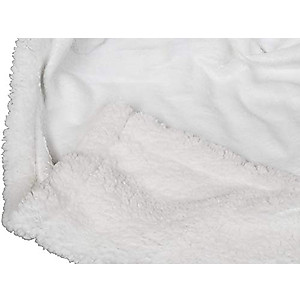 Double Creek 1 Corinthians Love Is Scripture Throw Blanket - Ultra Soft Sherpa Fleece Microfiber Inspirational Comfort Blanket for Bed Couch Chair - Wedding, Anniversary or Get Well Gift for Men Women