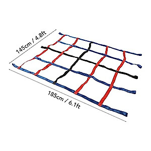 DAUERHAFT Climbing Net, 3 Colors Climbing Net Cultivate Motor Skills Improve Self Confidence for Playgrounds